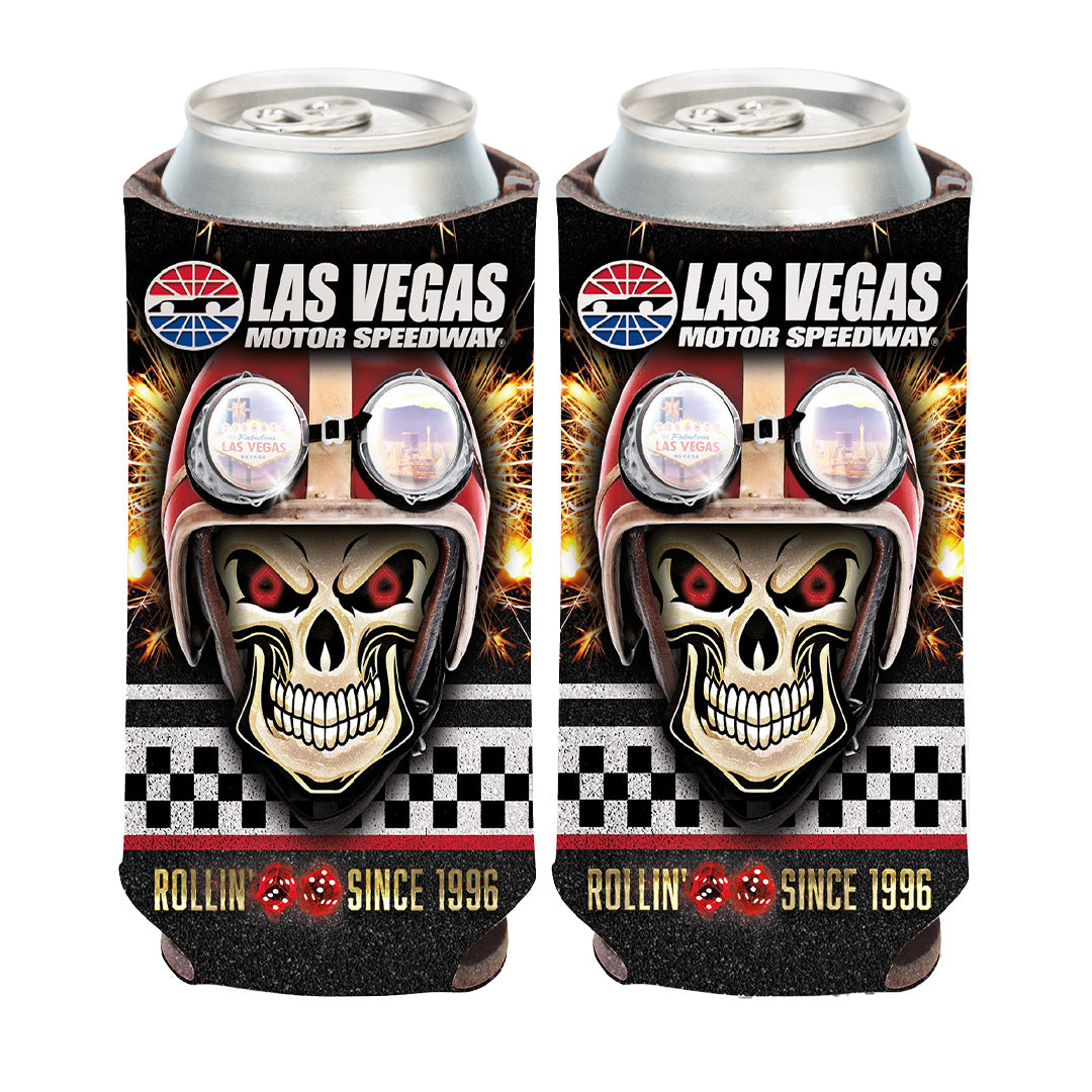 LVMS 20oz Skull Can Cooler – Speedway Motorsports