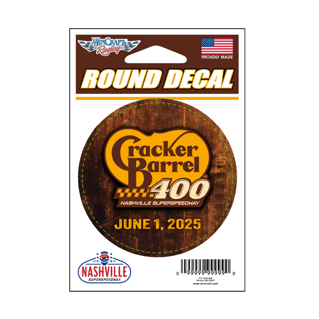 Cracker Barrel 400 Event Decal – Speedway Motorsports
