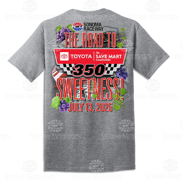 Toyota Save Mart 350 Event Tee Grey – Speedway Motorsports